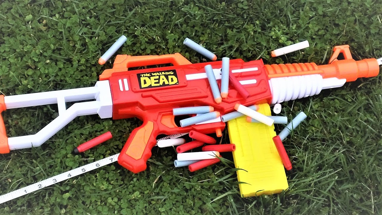 Range Testing Buzz Bee's Walking Dead series Abraham's M16 blaster ...