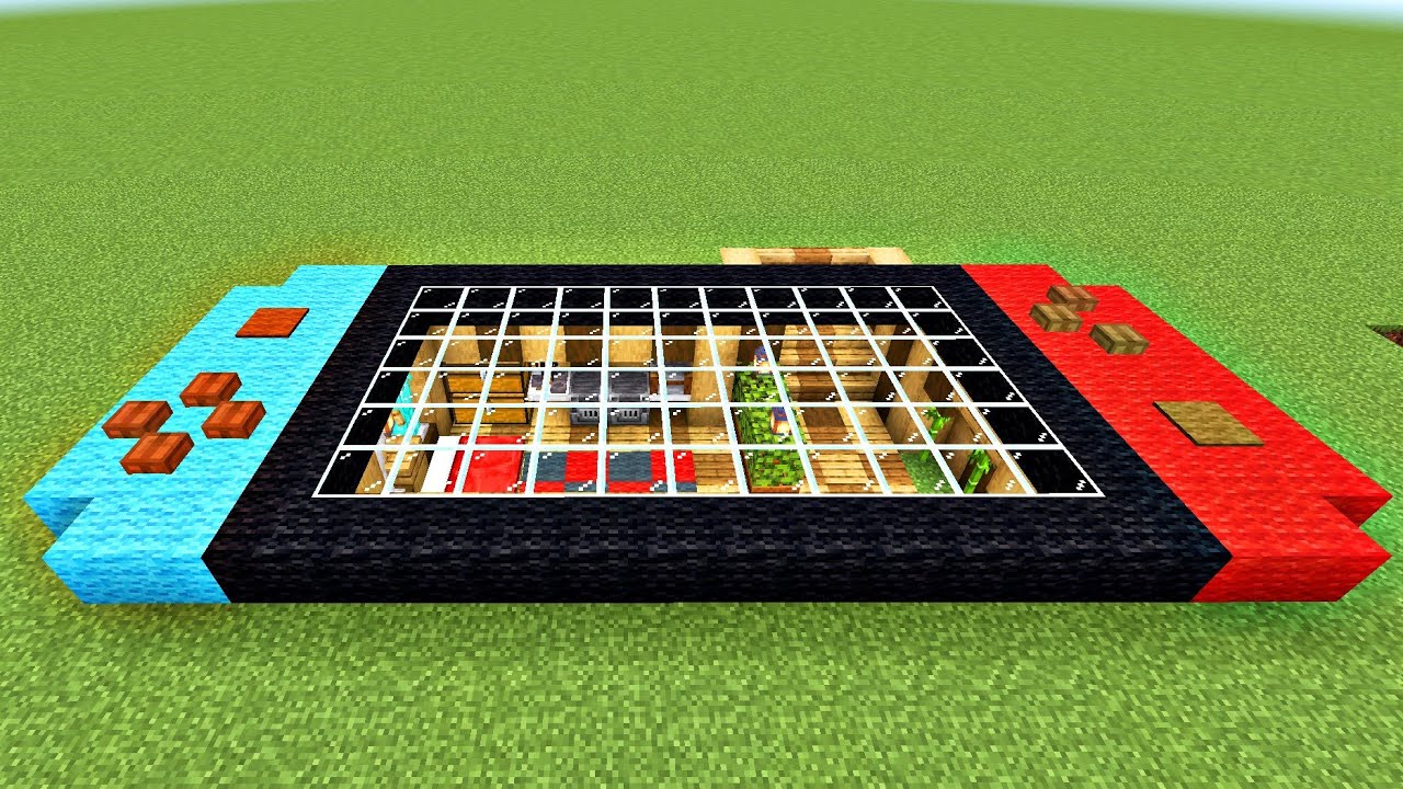 ⛏️ Minecraft Build Tutorial :: 🎮 Nintendo Switch House 🕹️.#shortvideo # ...
