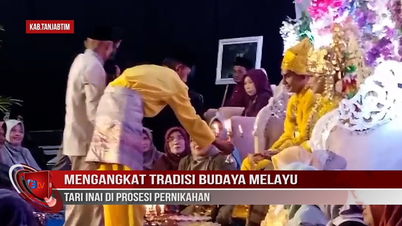MENGANGKAT TRADISI BUDAYA MELAYU TARI INAI DI PROSESI PERNIKAHAN - YouTube