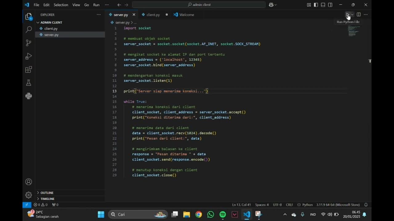PENJELAS SINGKAT TENTANG PEMROGRAMAN CLIENT SERVER - YouTube