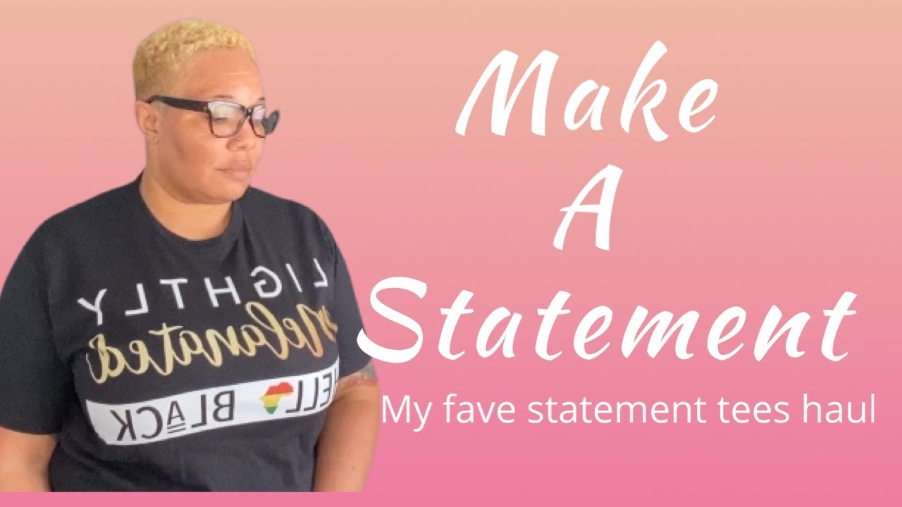 Make a Statement: My favorite statment tees haul - YouTube