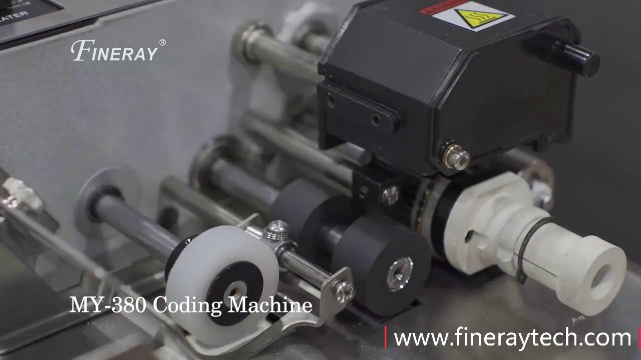 MY-380F Auto Solid Ink Coding Packaging Equipment Machine 220V - YouTube