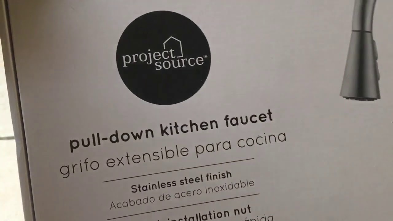Project source pull down kitchen faucet unbiased unsponsored unboxing ...
