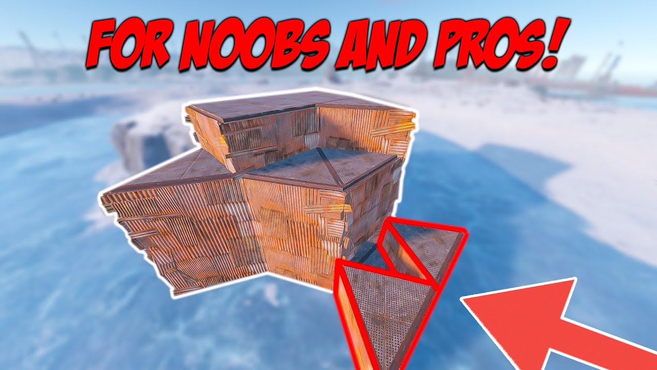 Rust Base Bunker Design for Noobs and PROs! - YouTube