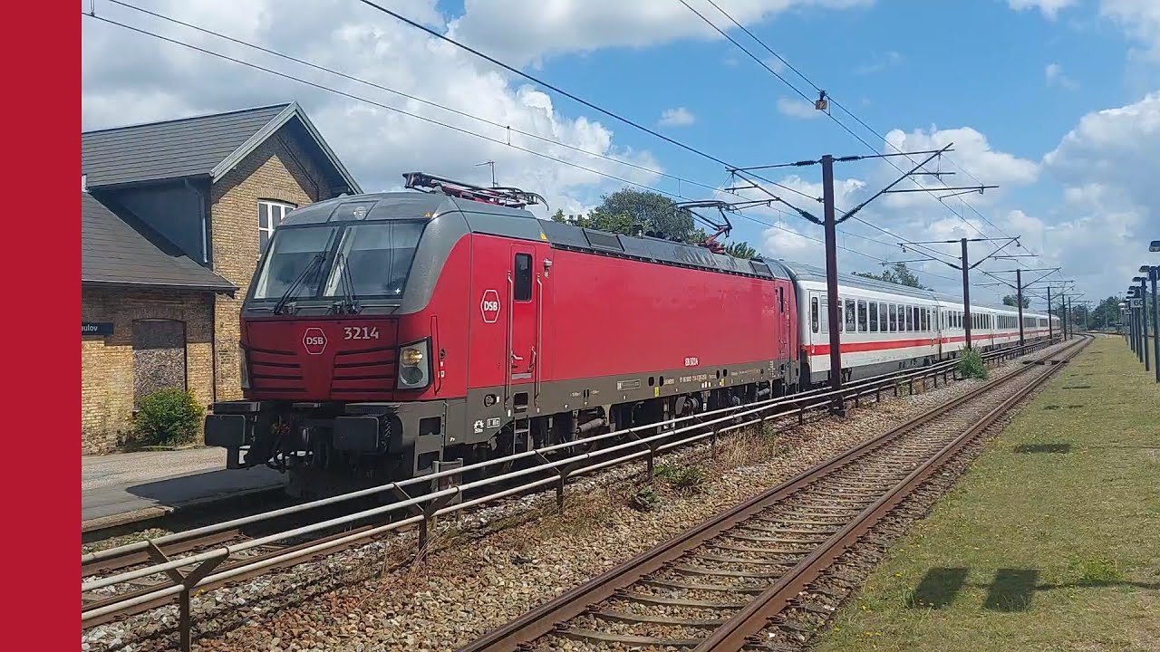 Tog i Danmark - Taulov / Trains in Denmark - Taulov (Juli 2023) - YouTube