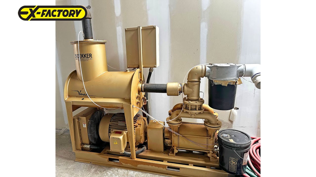 DEKKER VMAX 40 HP Vacuum Pump - YouTube