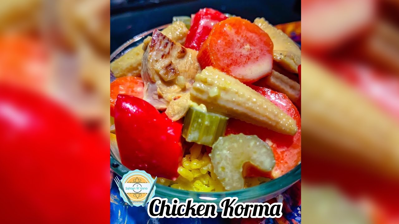 Chicken Korma and yellow rice - YouTube