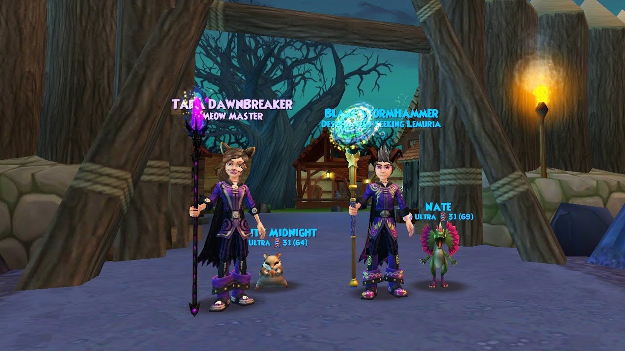 Wizard101: NIGHT FOREST - Lemuria Test Realm Walkthrough Ep 3 - YouTube