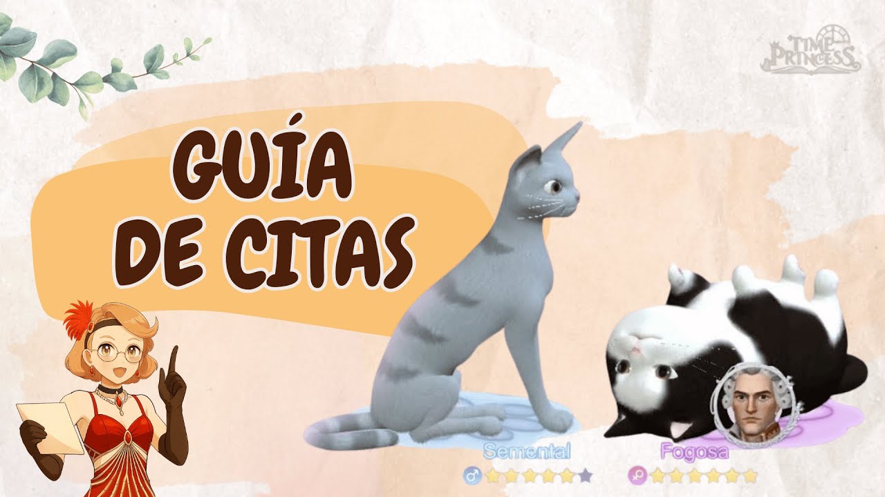 Guía para la CITA de GATITOS 😻 Time Princess Español - YouTube