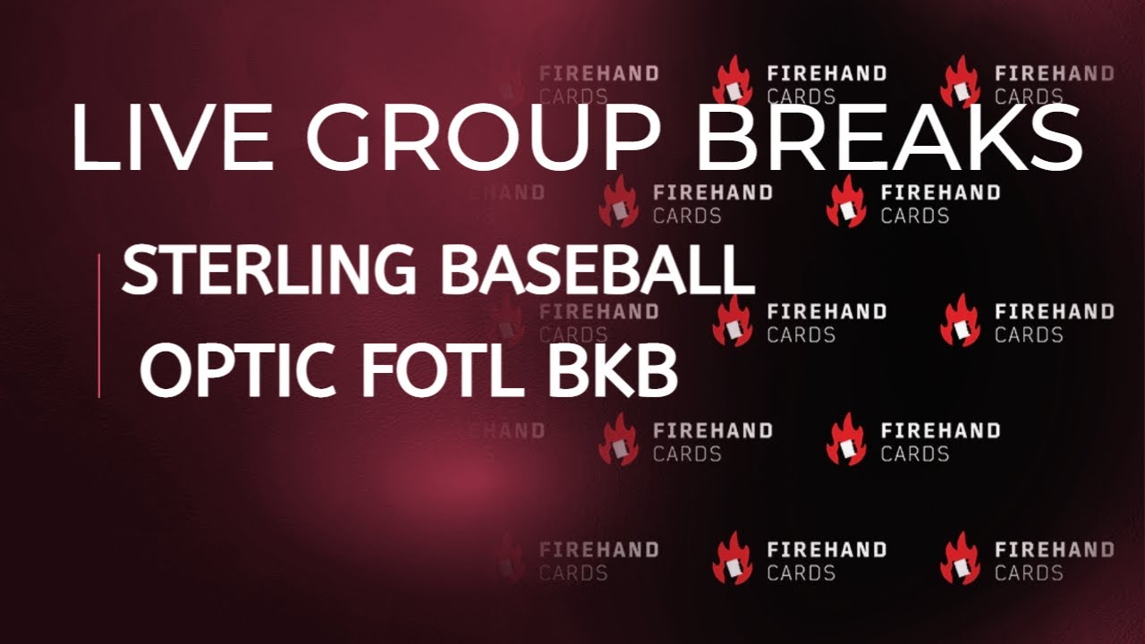 Friday Night Action! LIVE Box Breaks with Firehand Cards - YouTube