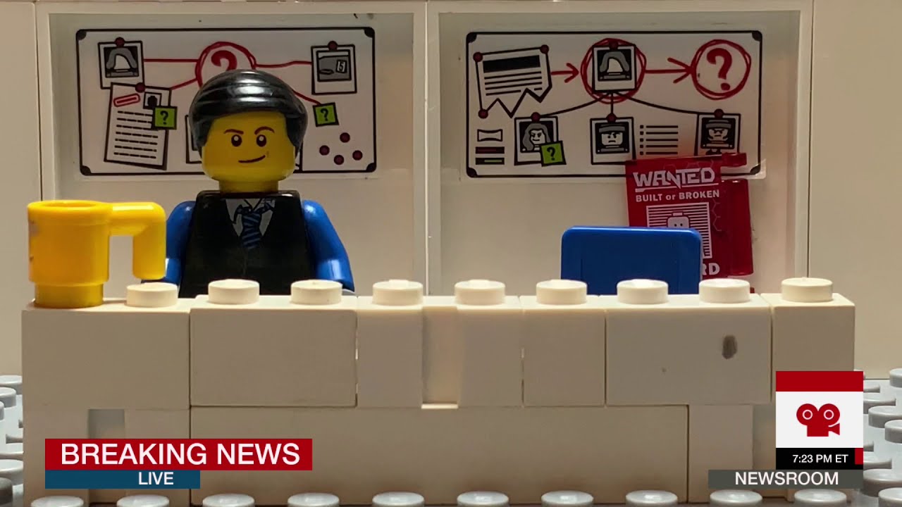 Lego Nightly news episode one | funny lego stop motion - YouTube