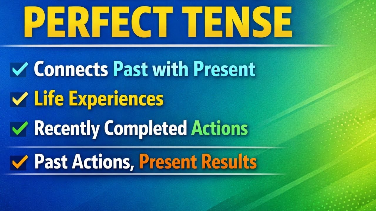 When to Use Present Perfect Tense | Simple English Grammar - YouTube