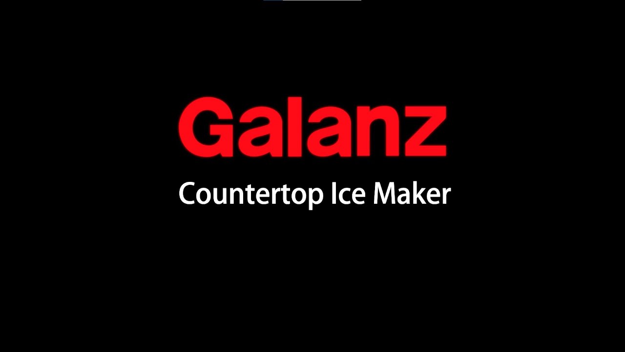 Galanz Countertop Ice Maker - YouTube