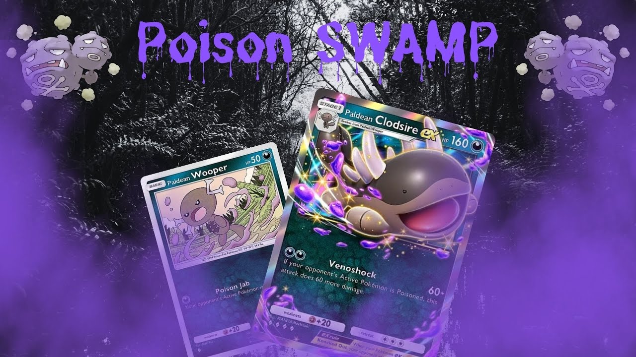 Upgrade Venoshock Poison Swamp: Paldean Clodsire ex Deck - YouTube