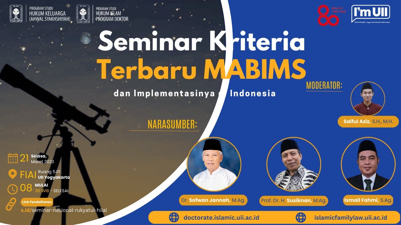 Seminar Kriteria Terbaru MABIMS dan Implementasinya di Indonesia - YouTube