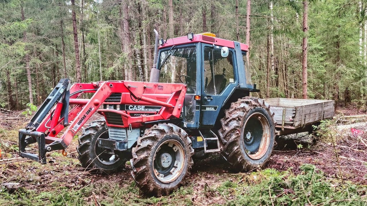 Logging with my Case tractor #48 - YouTube