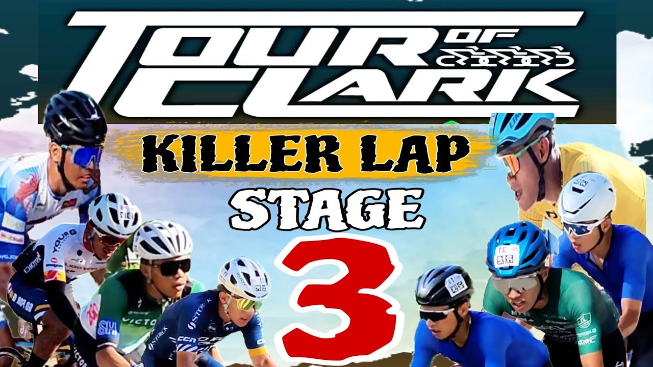 TOUR OF CLARK STAGE 3 KILLER LAP PAANO NAKATAKAS SI MERVIN CORPUZ AT JOSHUA PASCUAL.AHON MALALA ...