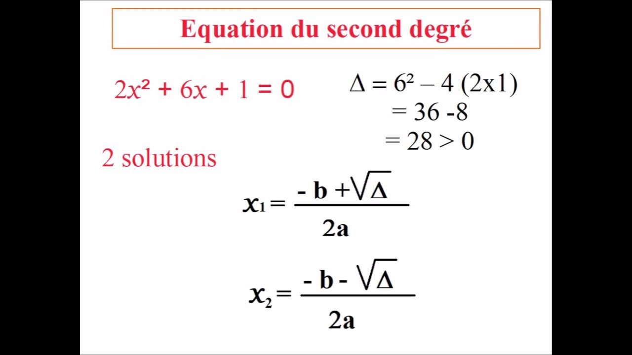 equation-du-second-degr-discriminant-tableau-de-signes-et-graphique