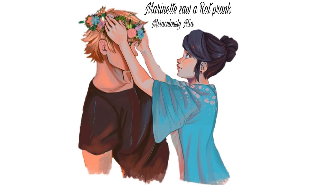 Marinette Saw a rat prank|Adrienette Prank Wars|Mlb texting story|Miraculous Mia - YouTube