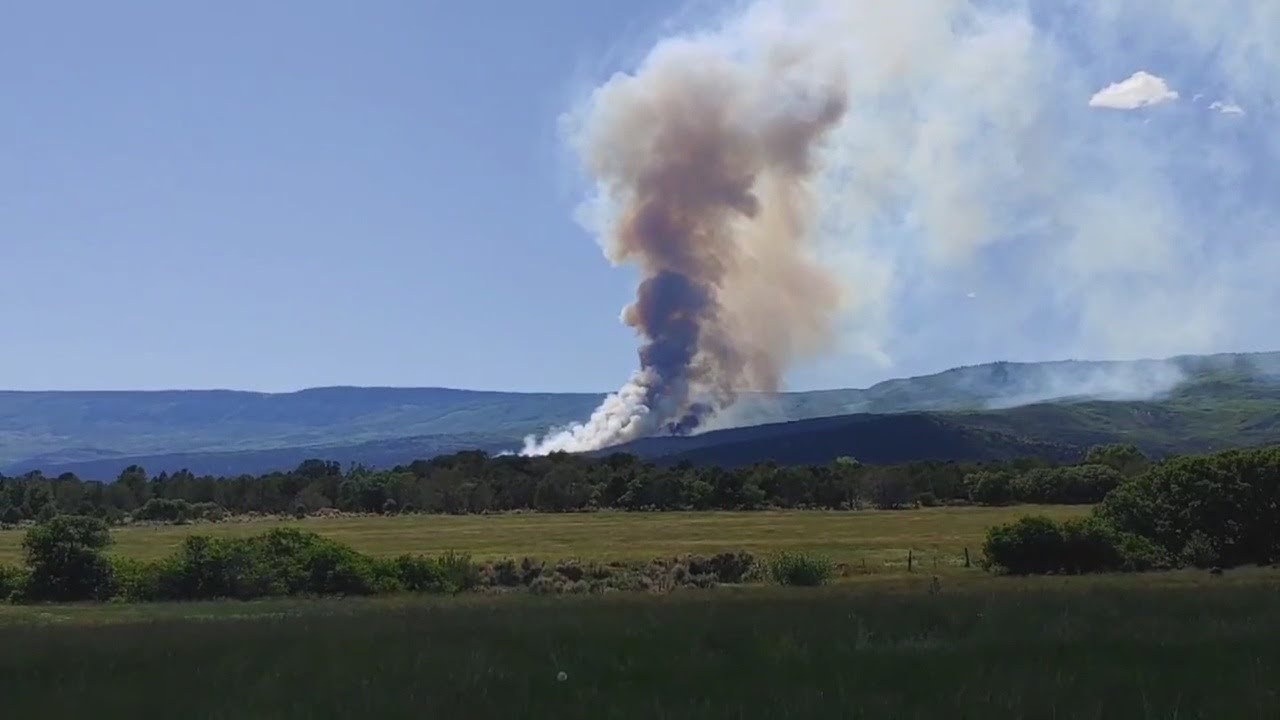 Squirrel Rock Fire Burns 40 Acres In Delta County - YouTube