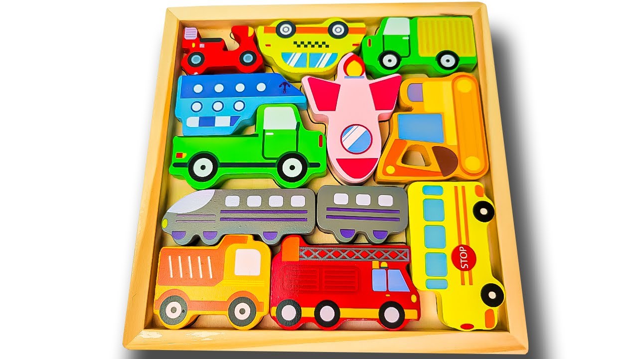 Best Learn Vehicles, Excavator, Cars, Bulldozer & Shapes | Preschool ...