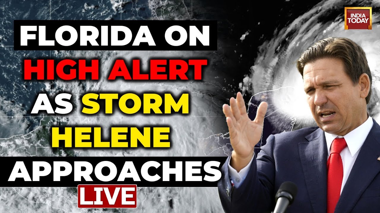LIVE: Florida On High Alert As Category 3 Hurricane Helene Approaches ...