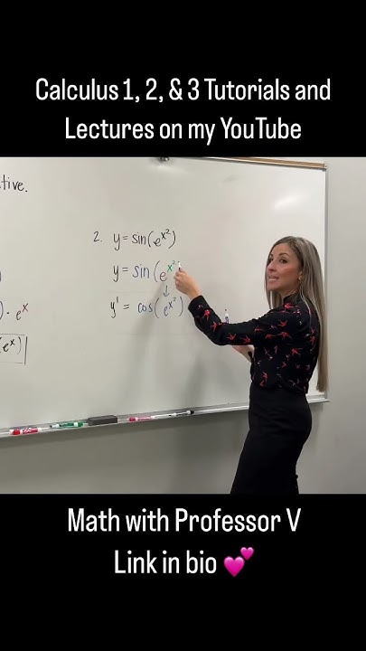 Calculus Tutorials & More! #mathwithprofessorv #calculusvideos #maths #calculus # ...