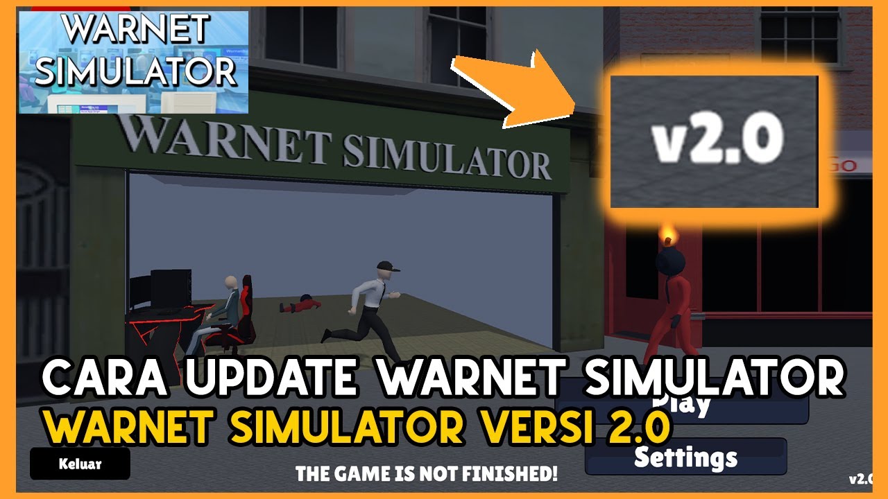 CARA UPDATE GAME WARNET SIMULATOR TERBARU V2.0 INDONESIA # ...
