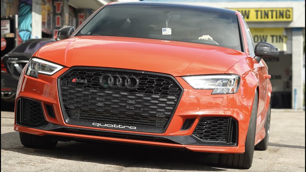 AUDI RS3 Exhaust system sound Boost Logic | Down pipe, intake ...