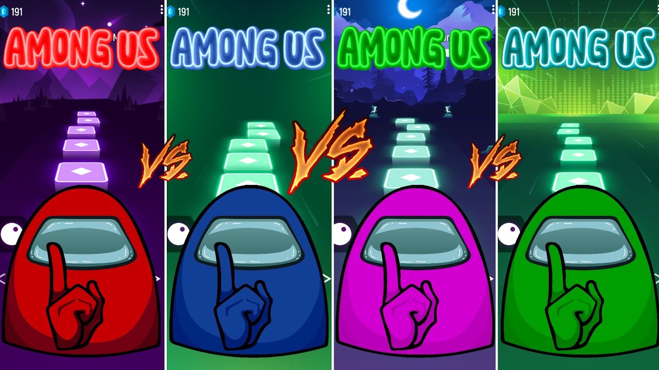 Among Us (1) vs Among Us (2) vs Among Us (3) vs Among Us (4) us ...