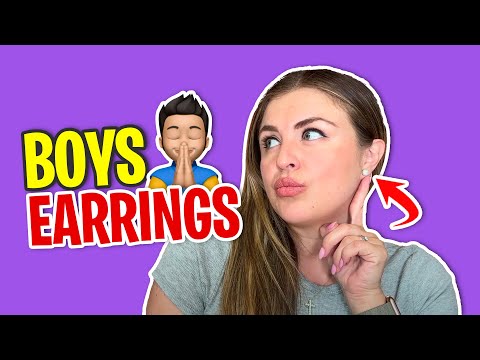🚨EARRINGS FOR BOYS 💯 | Rosy Hernandez
