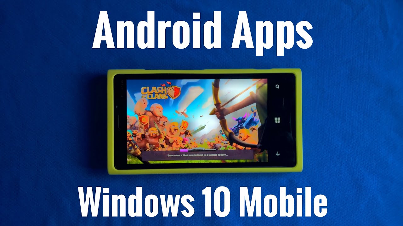 Rendimiento de Android Apps en Windows 10 Mobile, en español - YouTube