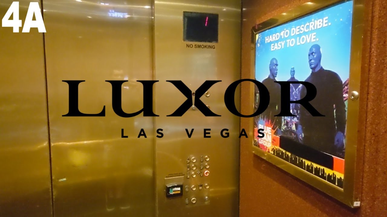 OTIS Traction Scenic Elevators [Bank 4A] The Luxor - Las Vegas, NV - YouTube