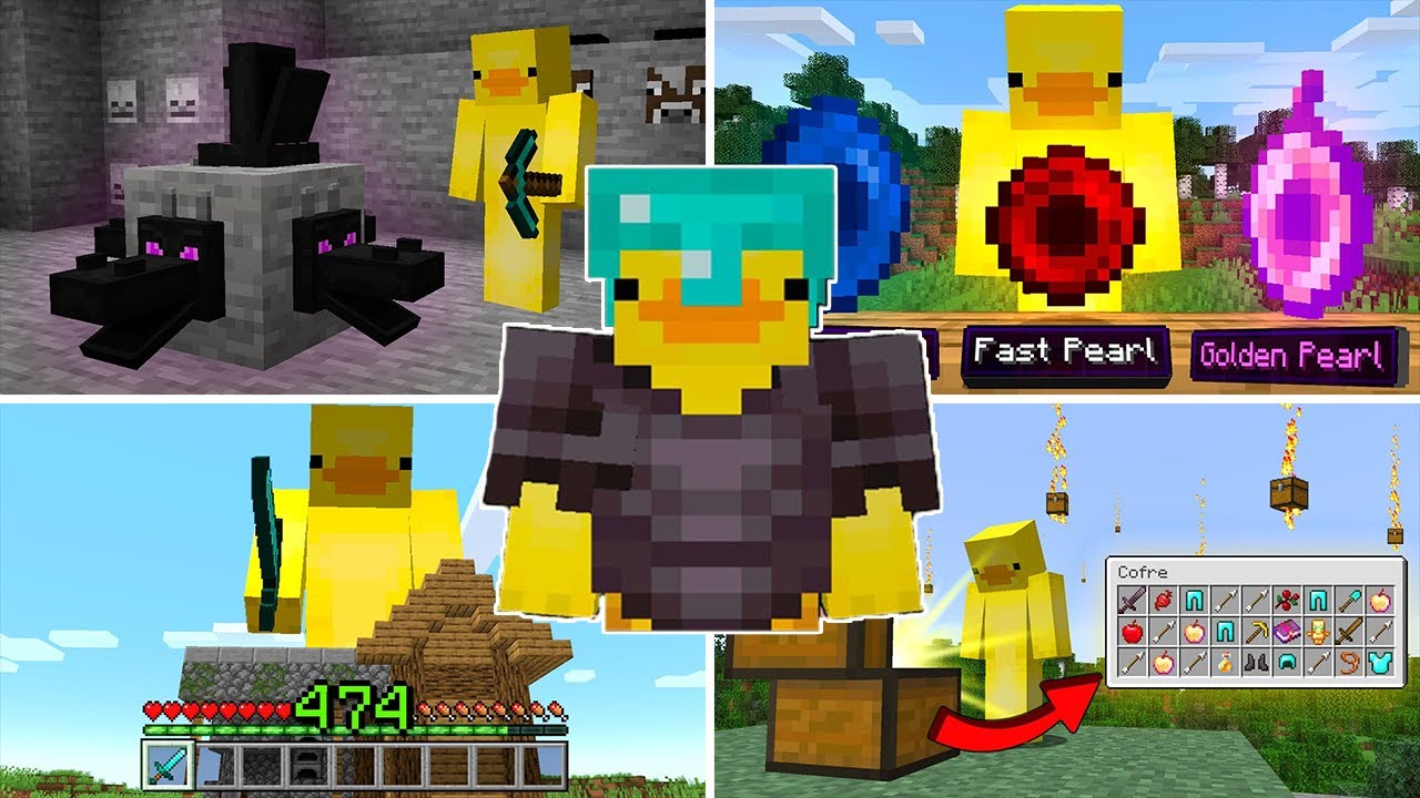 5 Mods que Usa PATO HORNEADO para Minecraft PE 1.18 (Bedrock) - PACK de ...