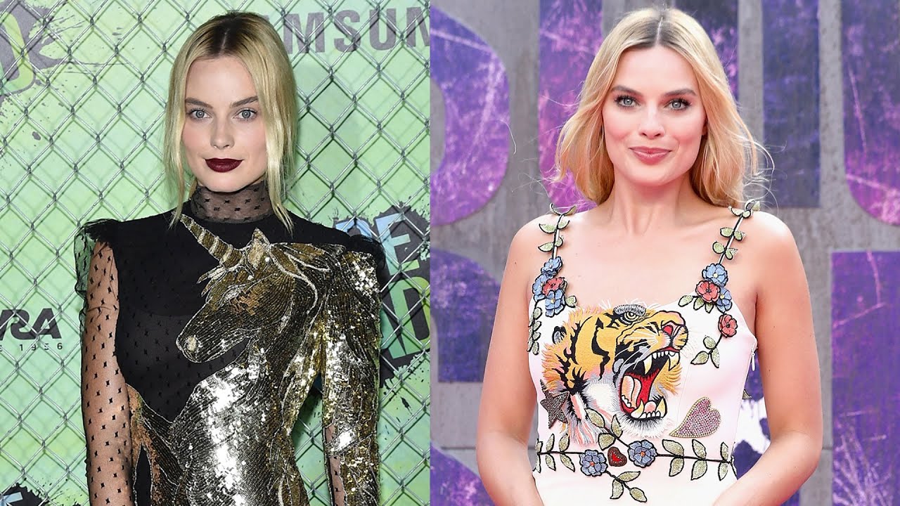Margot Robbie's Animal Themed Red Carpet Fashion - YouTube