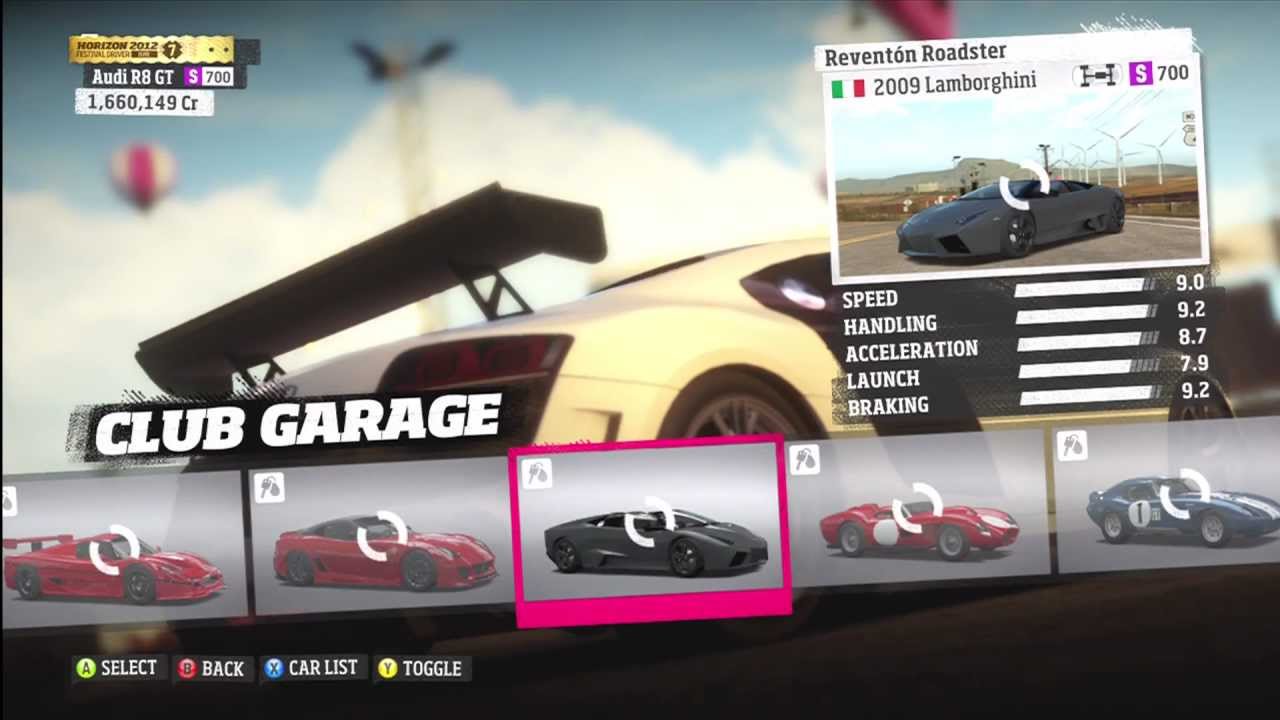 FORZA HORIZON CAR CLUB & GARAGE (DAS) - YouTube