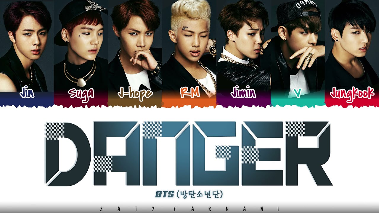 BTS - 'DANGER' Lyrics [Color Coded_Han_Rom_Eng] - YouTube