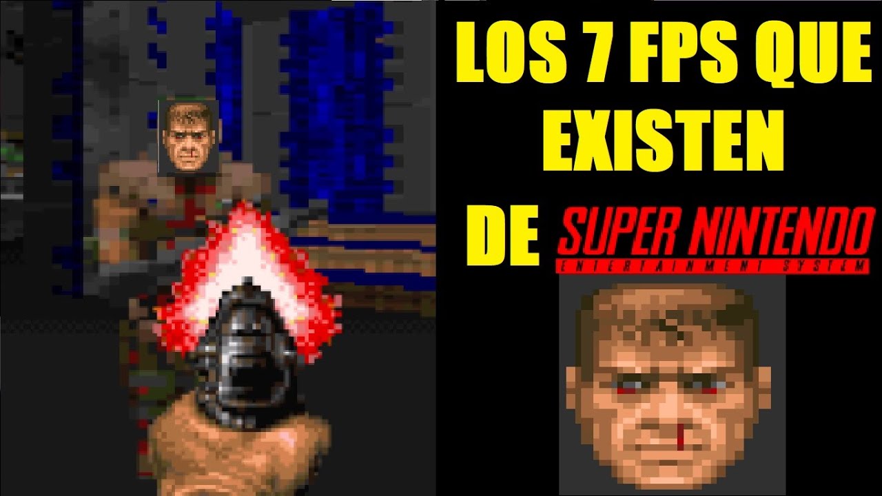 7 FIRST PERSON SHOOTER (FPS) DE SUPERNINTENDO (SNES). - YouTube