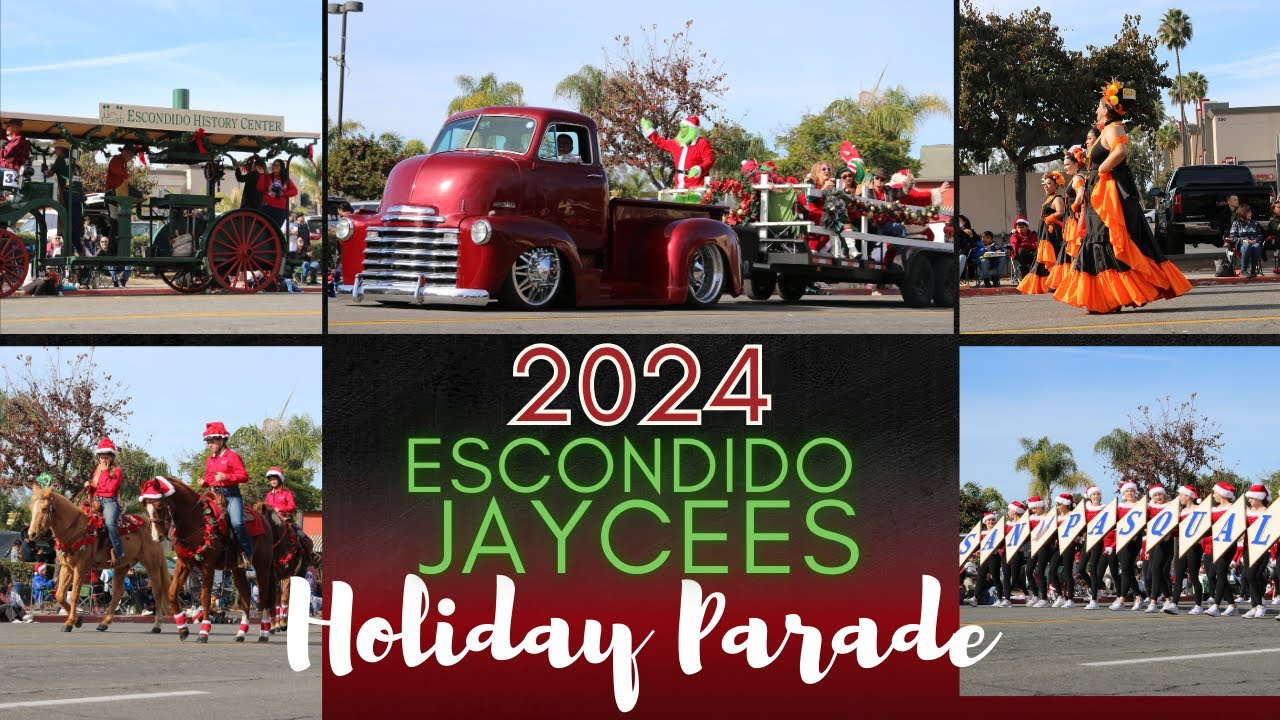 2024 Escondido Jaycees Holiday Parade - YouTube