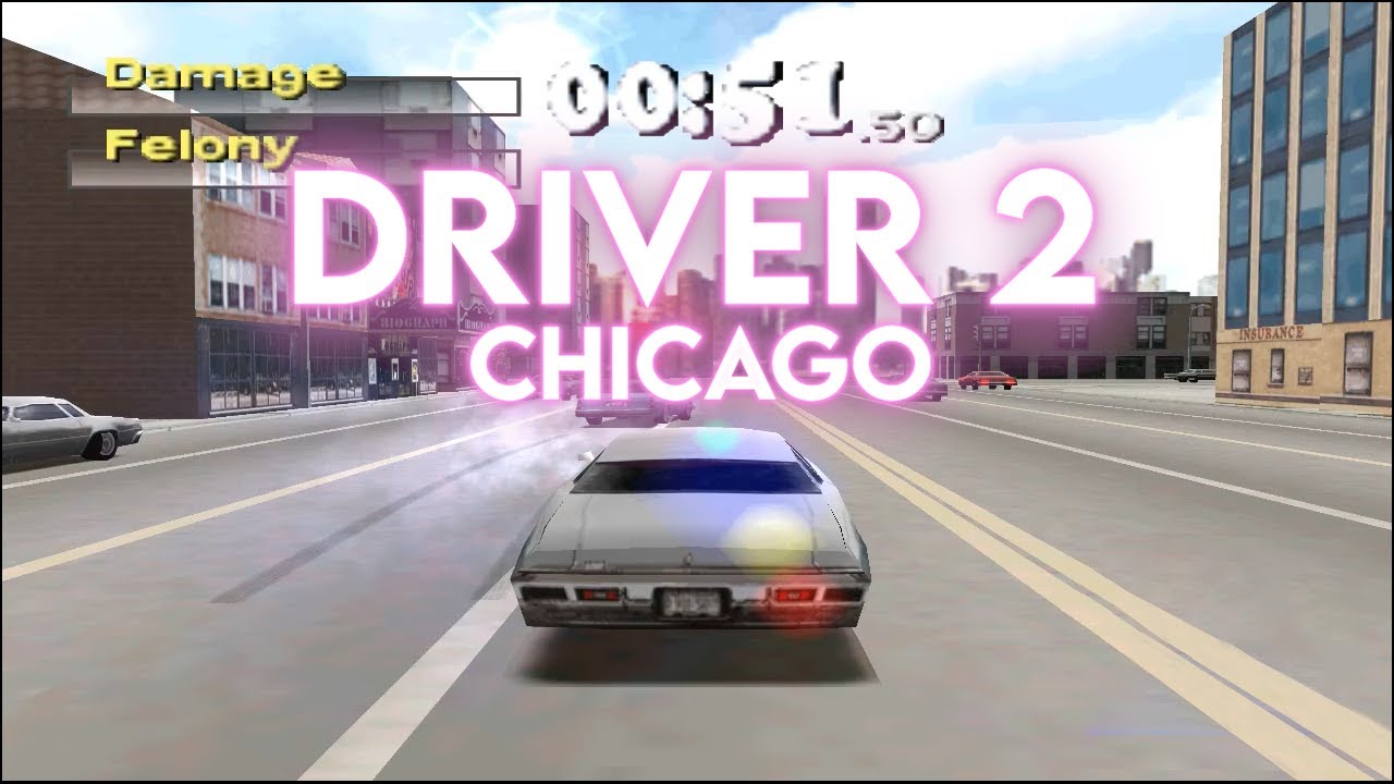 Driver 2 PS1 CHICAGO HD - Missões Chicago #1 - YouTube