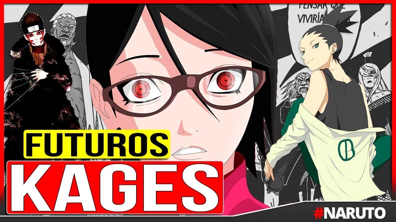 BORUTO: TOP 7 KAGES da Nova Geração🎓 | Canal TOP 10 🙌 - YouTube