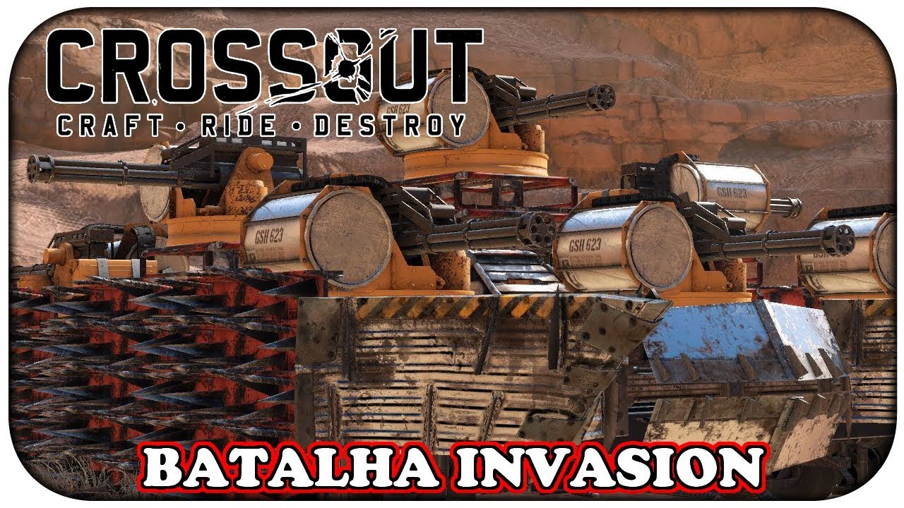 Crossout #36 - Participando da Batalha raids Invasion usando a Retcher ...