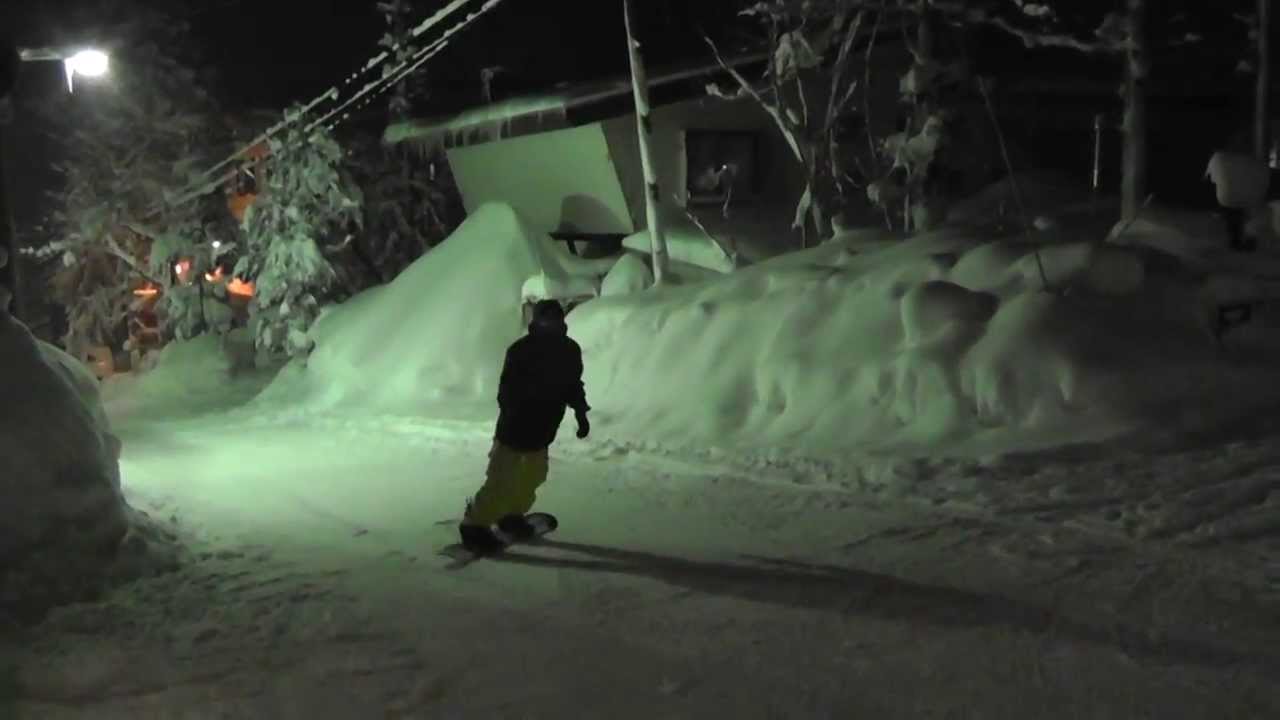 Snowboard on the street! - YouTube