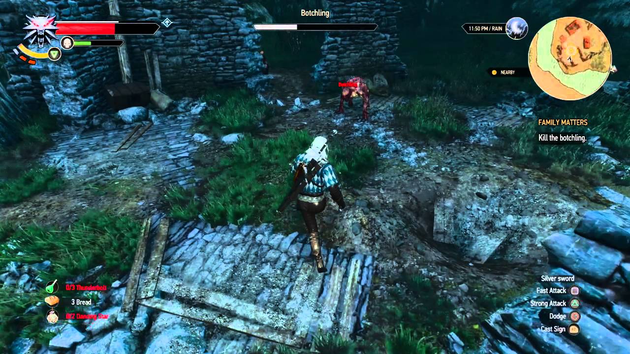 The Witcher 3: Wild Hunt_Killing the Botchling - YouTube