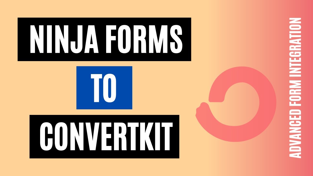 How to Integrate Ninja Forms to ConvertKit - YouTube