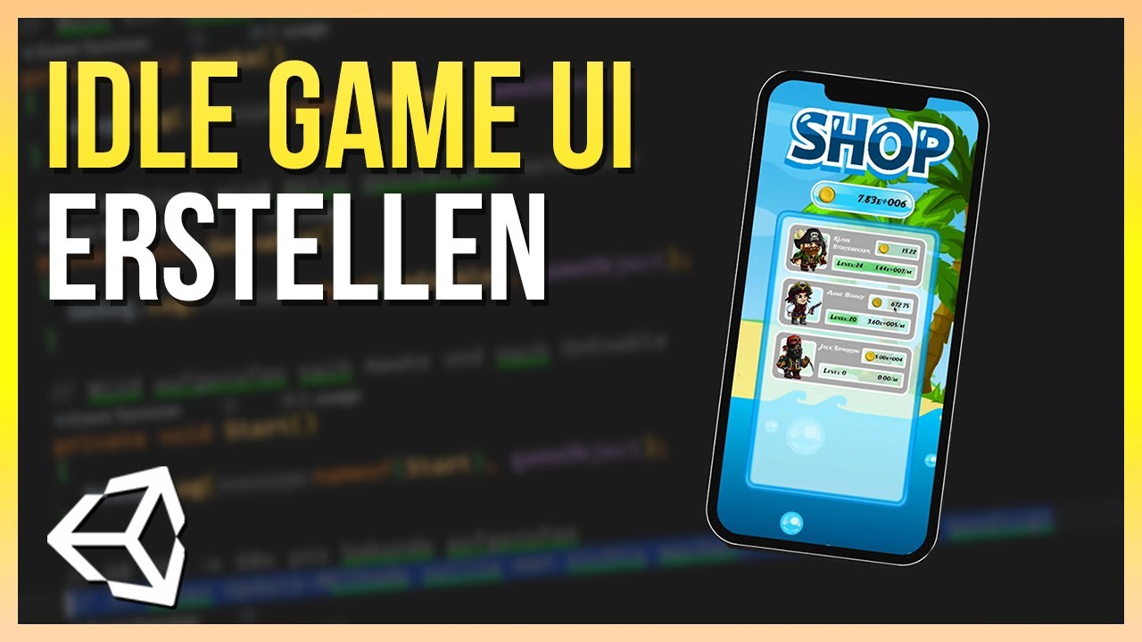 Idle Game Ui Erstellen Unity Anfänger Tutorial Deutsch Part 2 Youtube