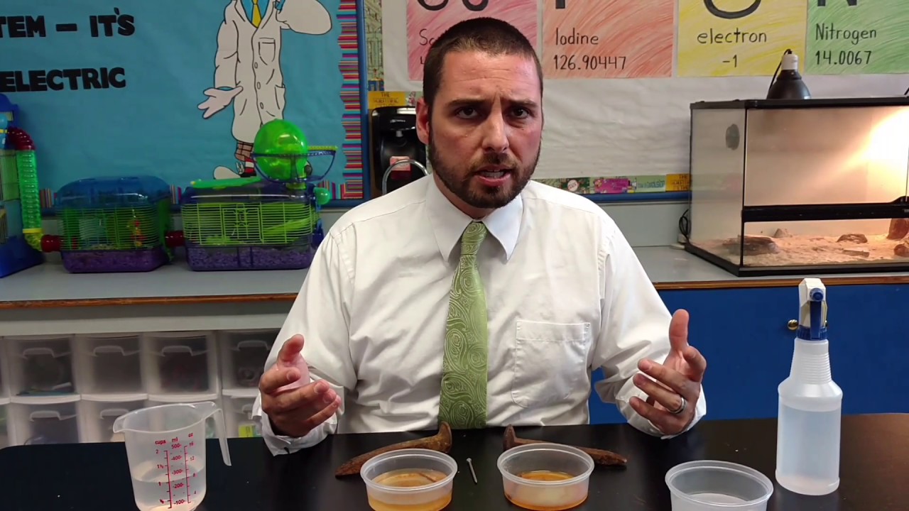 Chemical Weathering Lab - Oxidation - YouTube
