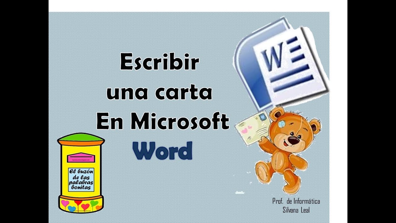 ¡Como Escribir Una Carta En Word Superfácil! En 4 Pasos – VSMSP
