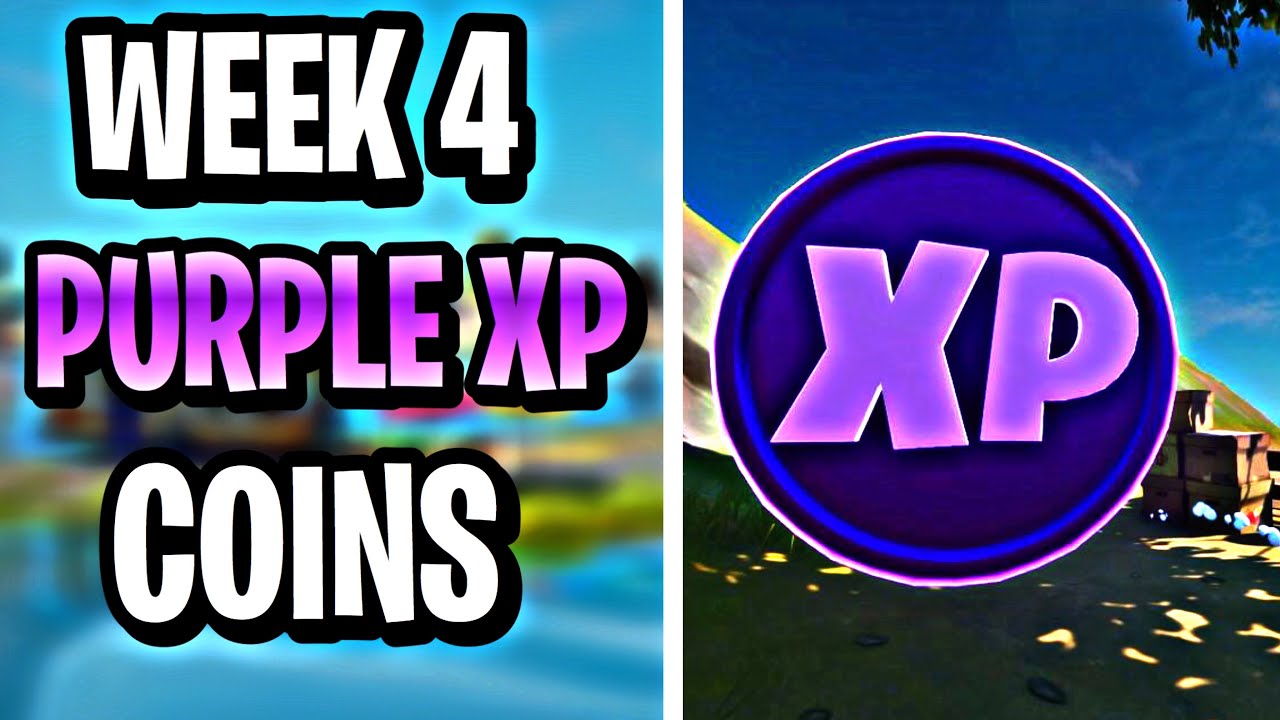All Purple XP Coins *WEEK 4* (Chapter 2 Season 3) - YouTube