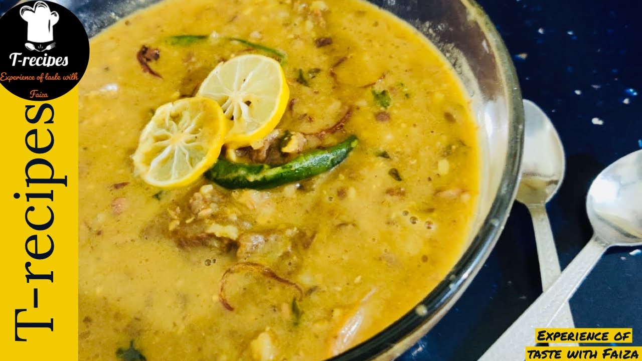 Beef Haleem recipe | Haleem recipe | Khichda/Daleem recipe by (T ...